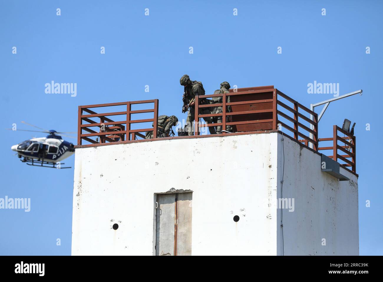 Zagreb, Croatia. 07th Sep, 2023. Demonstration exercise of special ...