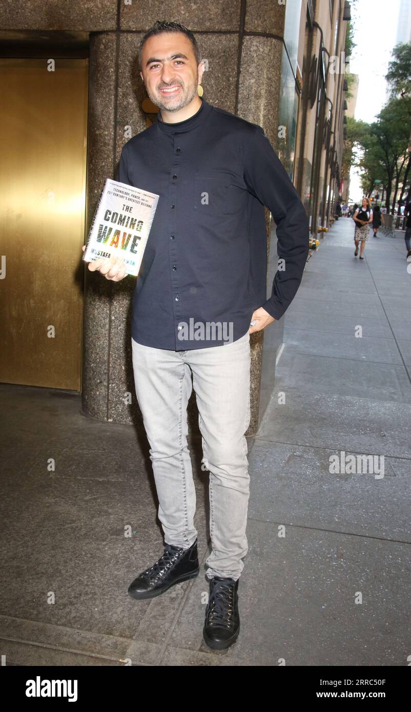 New York, NY, USA. 7th Sep, 2023. Mustafa Suleyman seen at MSNBC ...