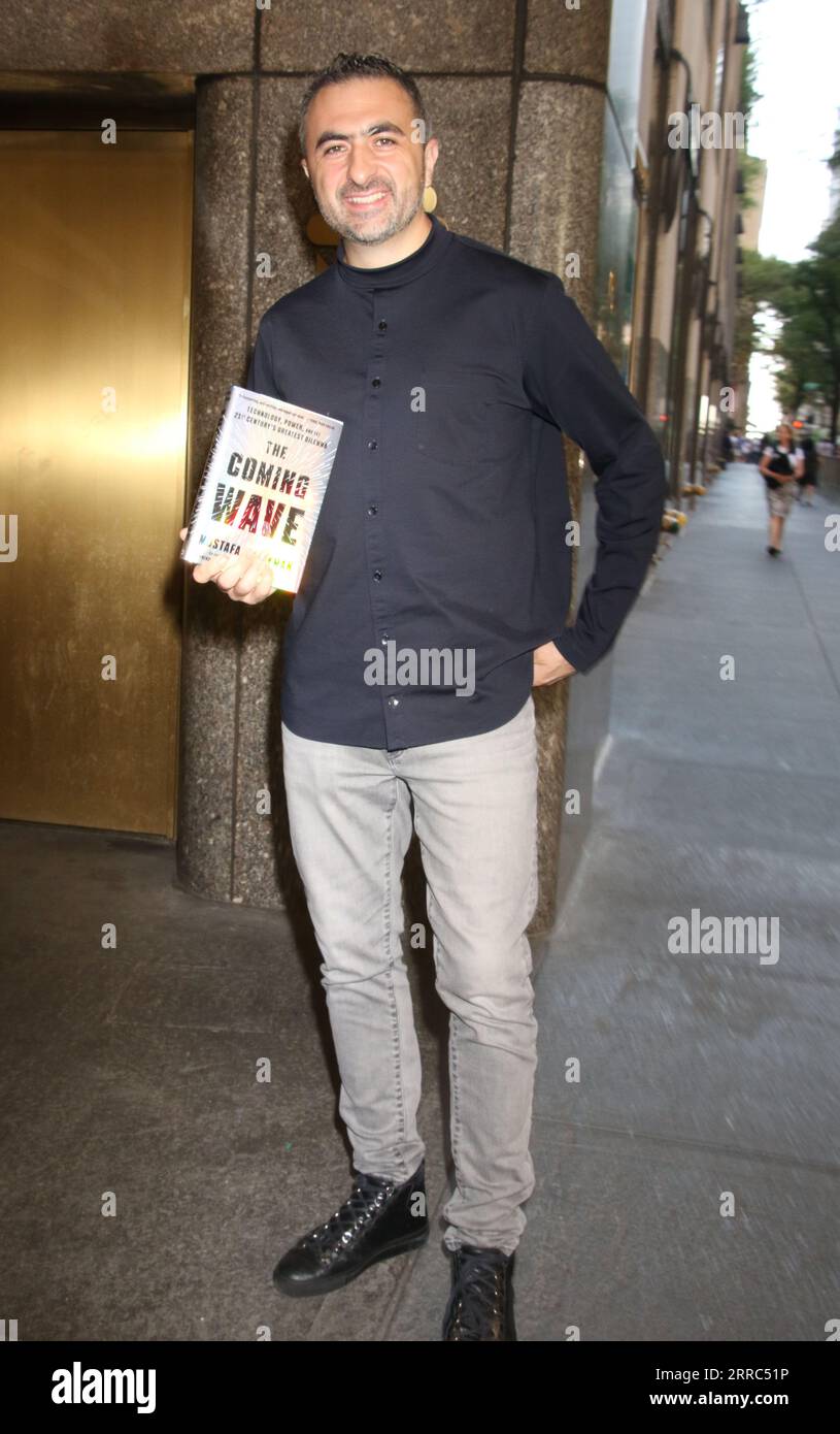 New York, NY, USA. 7th Sep, 2023. Mustafa Suleyman seen at MSNBC ...
