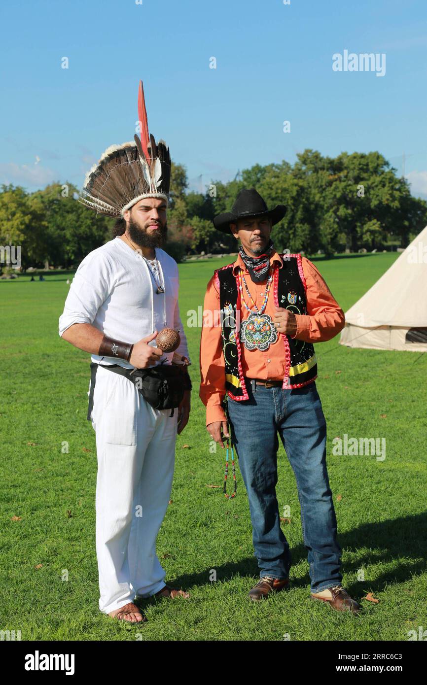 Interview native american hi-res stock photography and images - Alamy