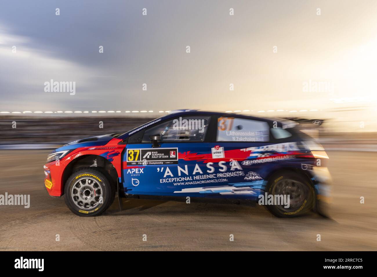 37 Lambros ATHANASOULAS (GRC), Nikolaos ZAKCHAIOS (GRC), HYUNDAI i20 N ...