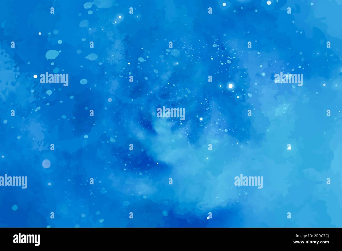 Starry blue background with optical spiral and futuristic design Stock ...