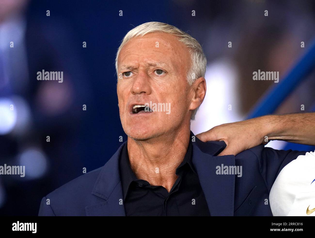 France head coach Didier Deschamps during the UEFA Euro 2024 Qualifying ...