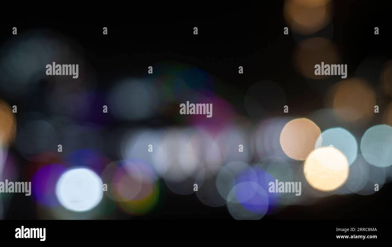 Fairy lights bokeh background Stock Photo - Alamy