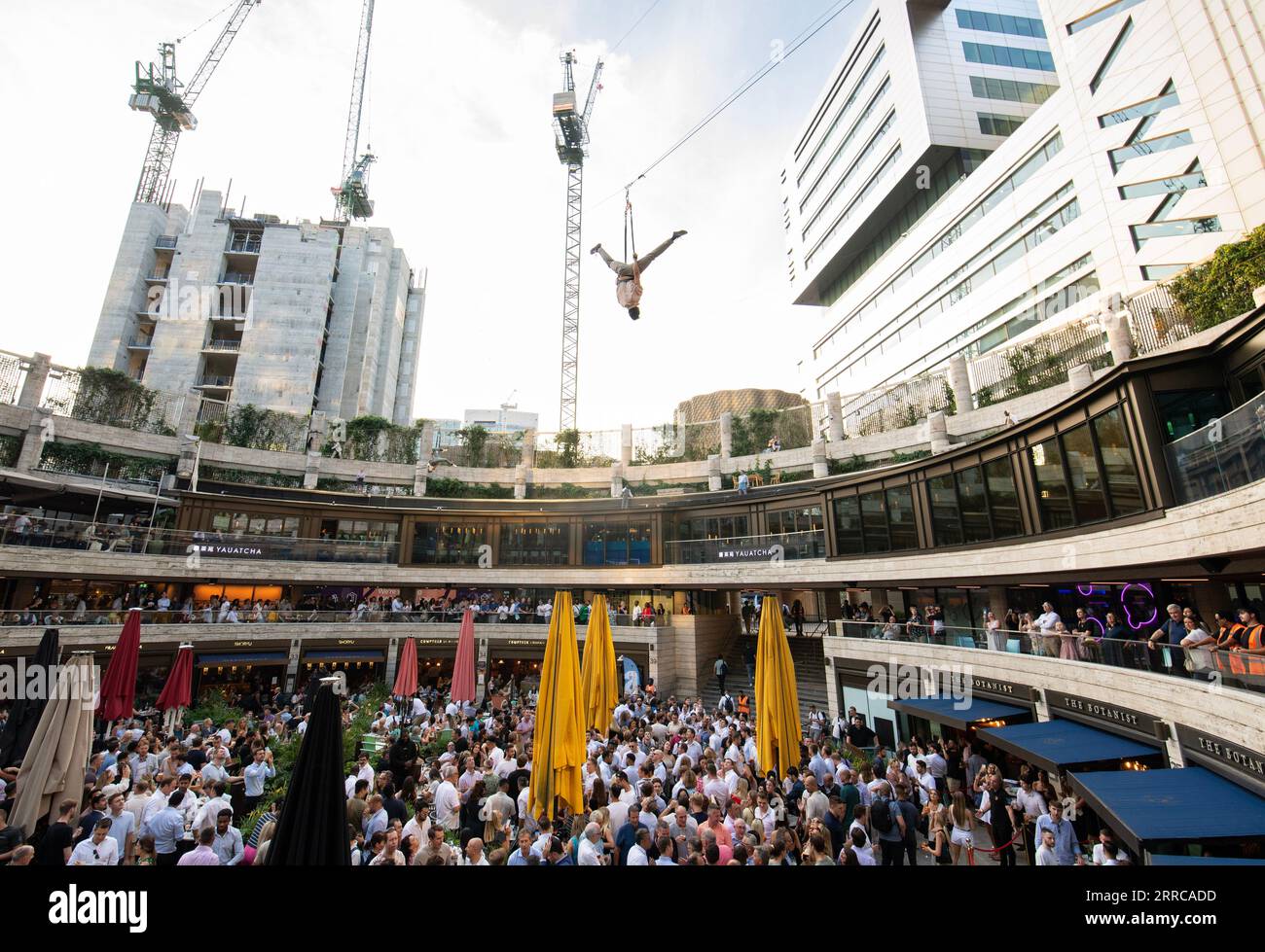 EDITORIAL USE ONLY Performers take part in Dinner for All, an immersive ...