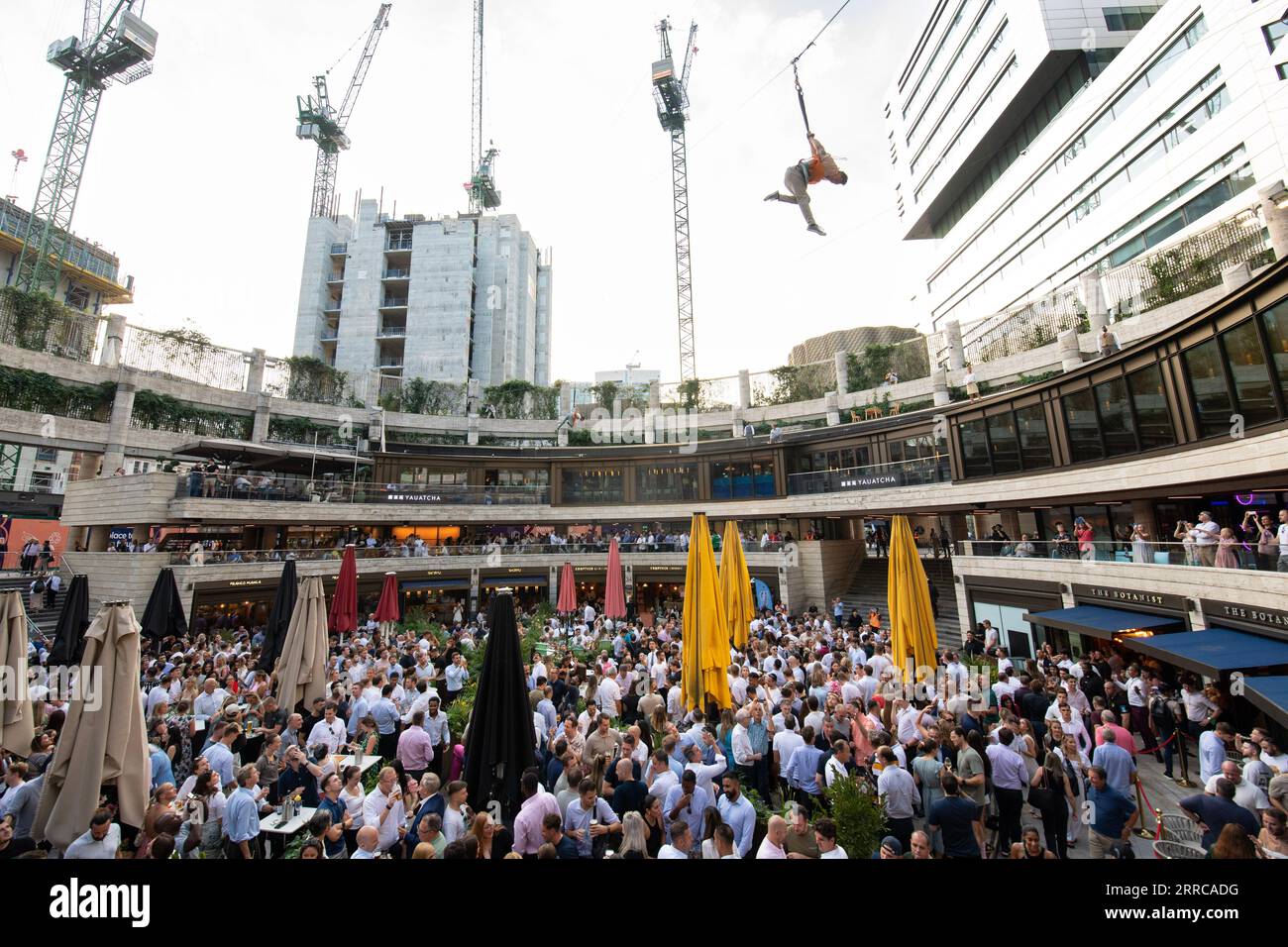 EDITORIAL USE ONLY Performers take part in Dinner for All, an immersive ...