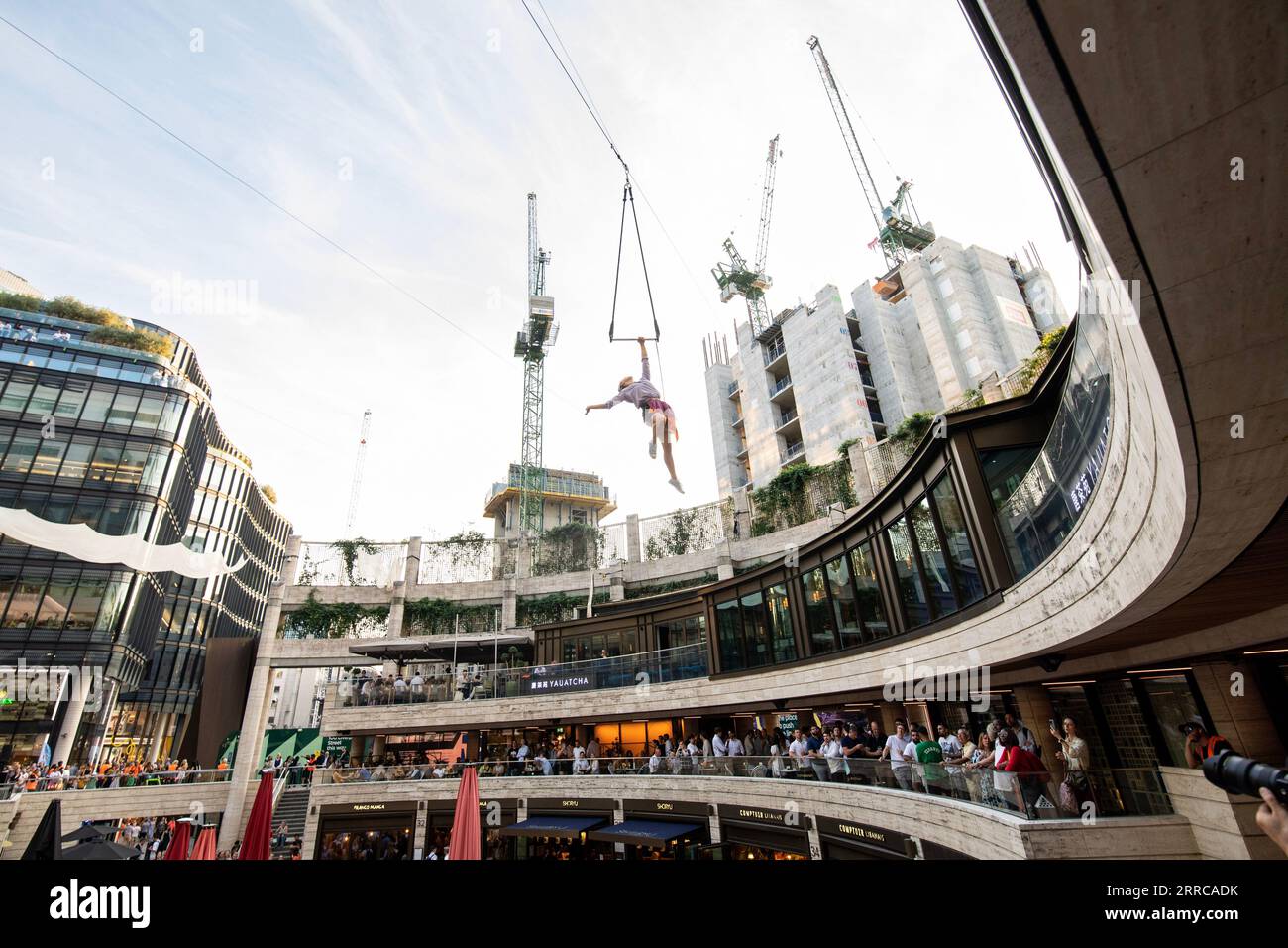 EDITORIAL USE ONLY Performers take part in Dinner for All, an immersive ...