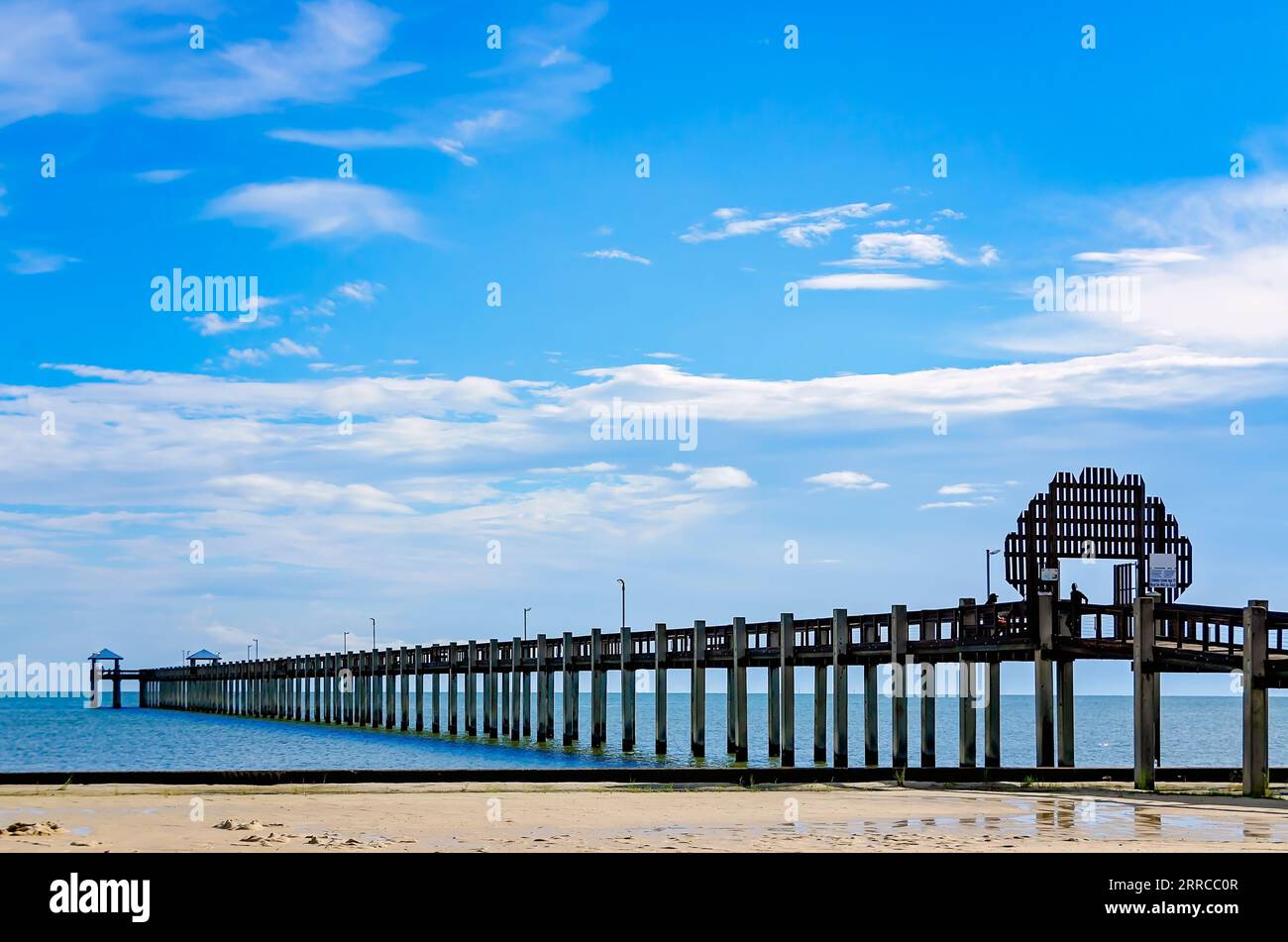 Pascagoula Pier is pictured at Beach Park on Pascagoula Beach, Sept. 2 ...