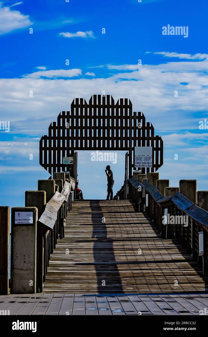Pascagoula Pier is pictured at Beach Park on Pascagoula Beach, Sept. 2 ...
