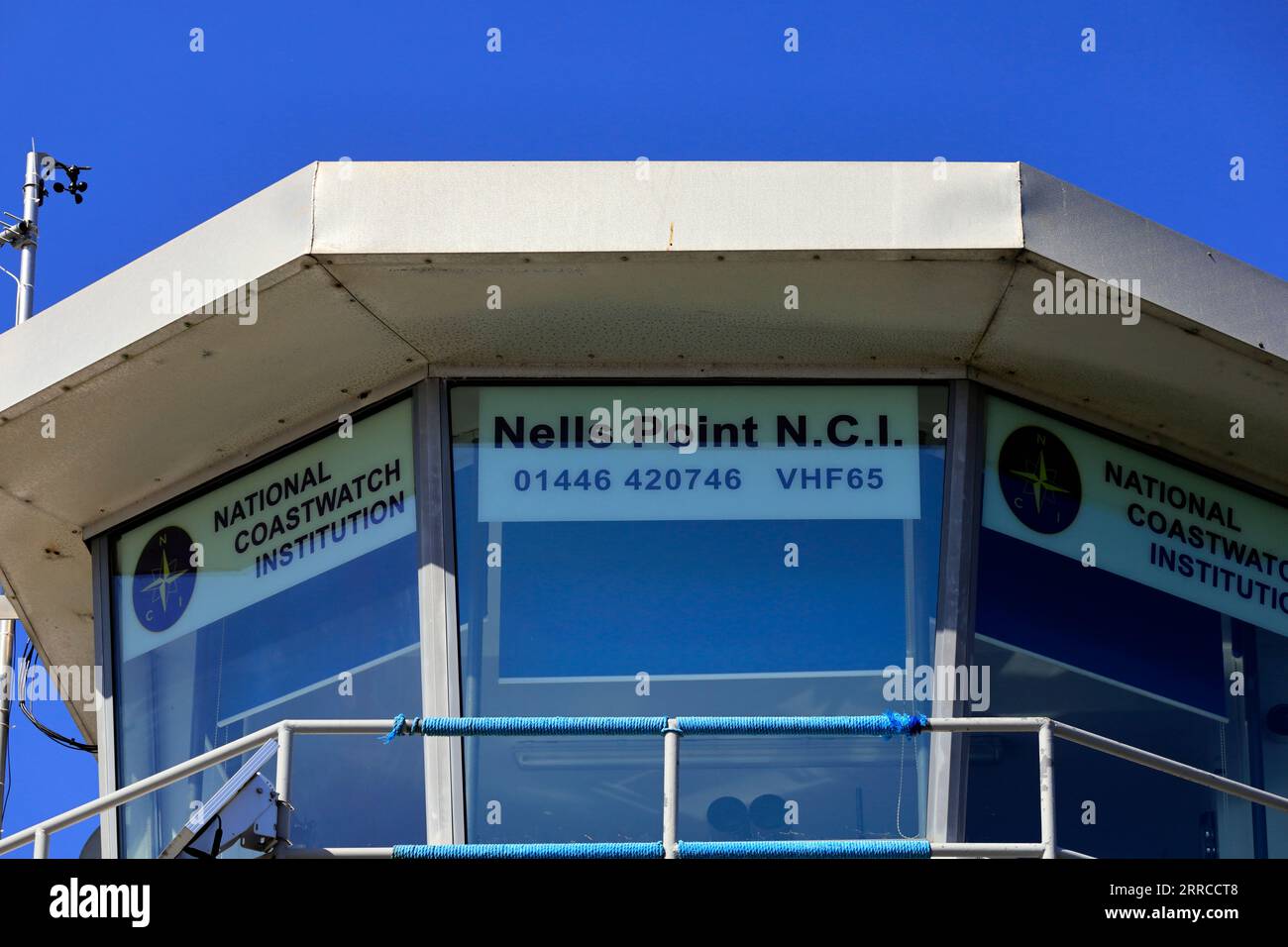 Nell's Point coastguard lookout station, Barry Island between Jacksons ...