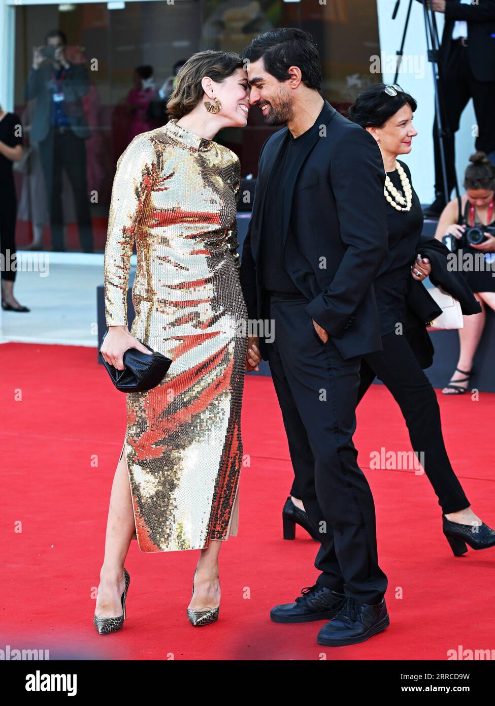 Venice, Italy. 07th Sep, 2023. evening 9 - red carpet of the film “Lubo ...