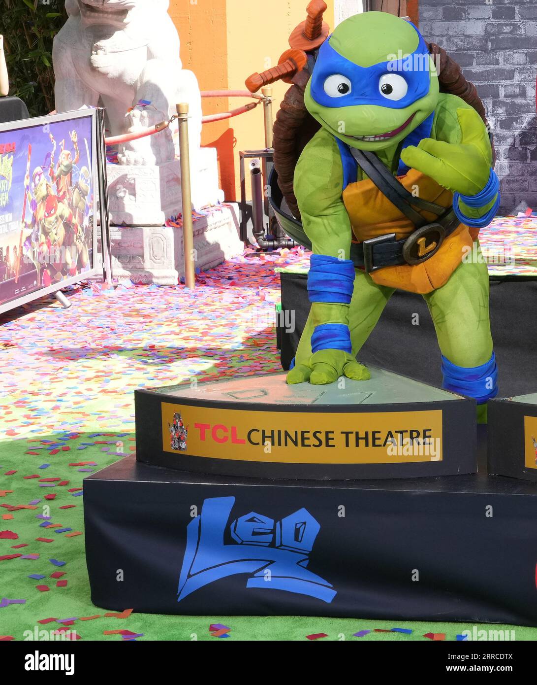 Los Angeles, USA. 07th Sep, 2023. Leonardo hand in cement at the ...