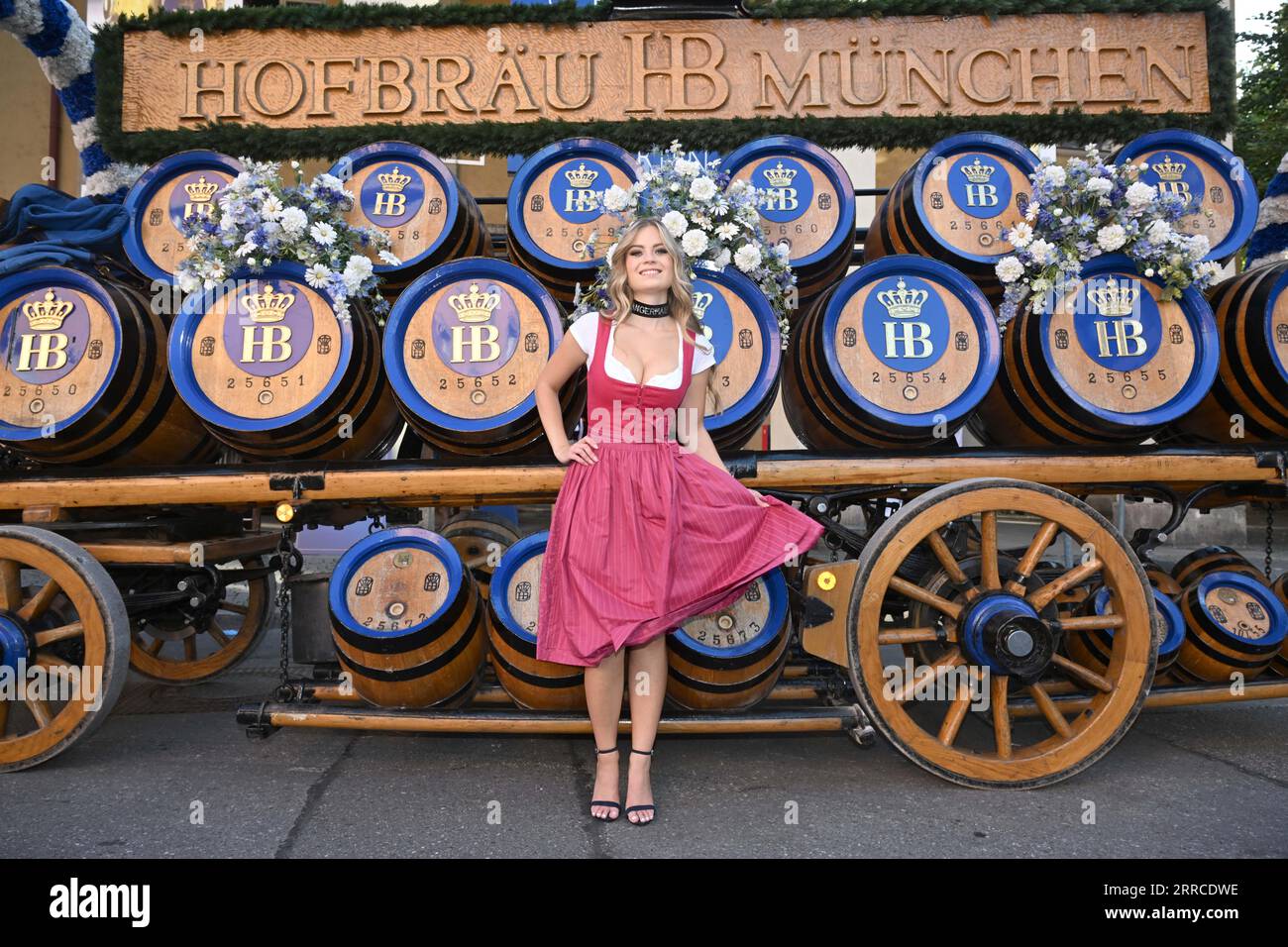 Munich, Germany. 07th Sep, 2023. The Wiesn Playmate 2023, Laura Langas ...