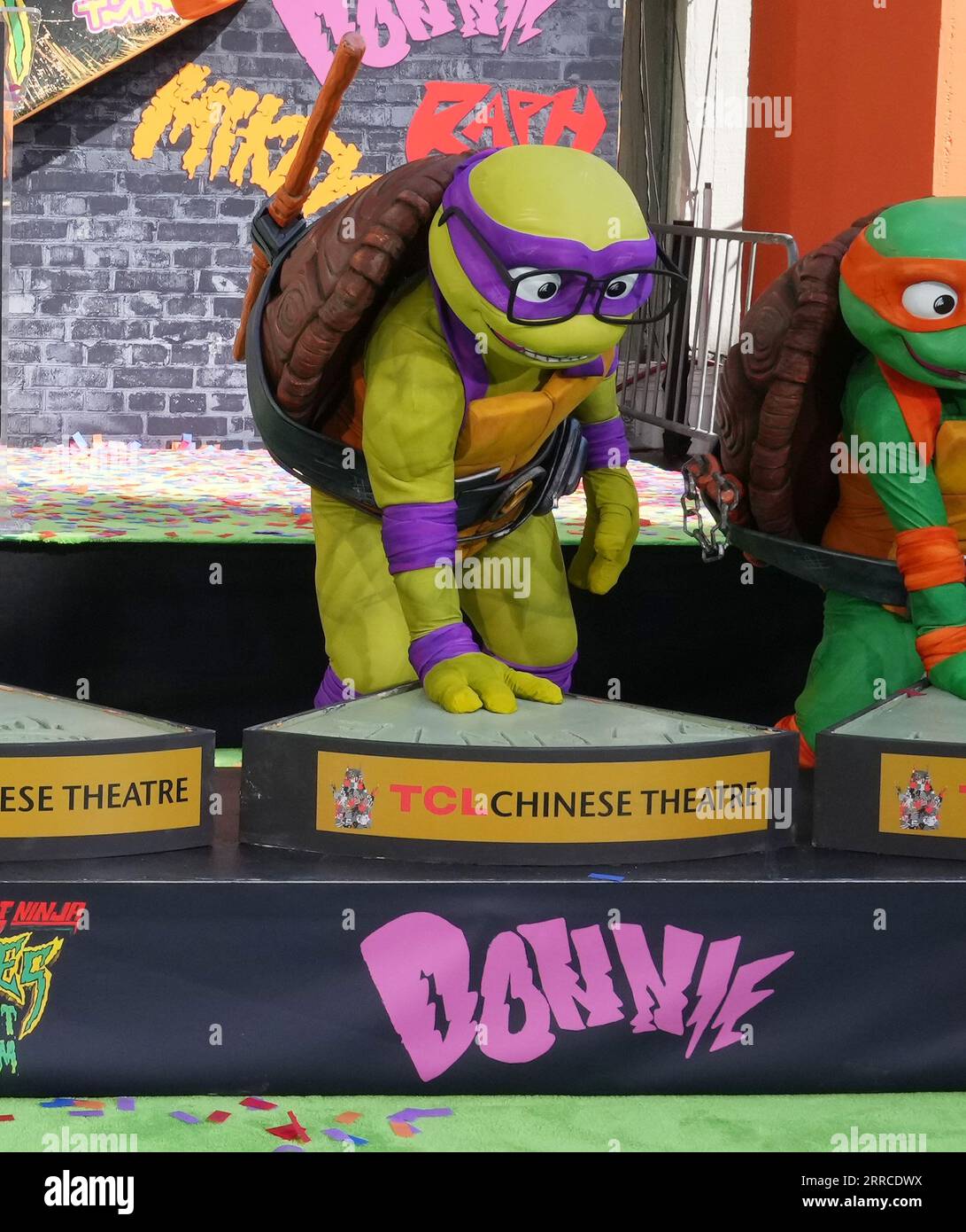 Los Angeles, USA. 07th Sep, 2023. Donatello hand in cement at the ...