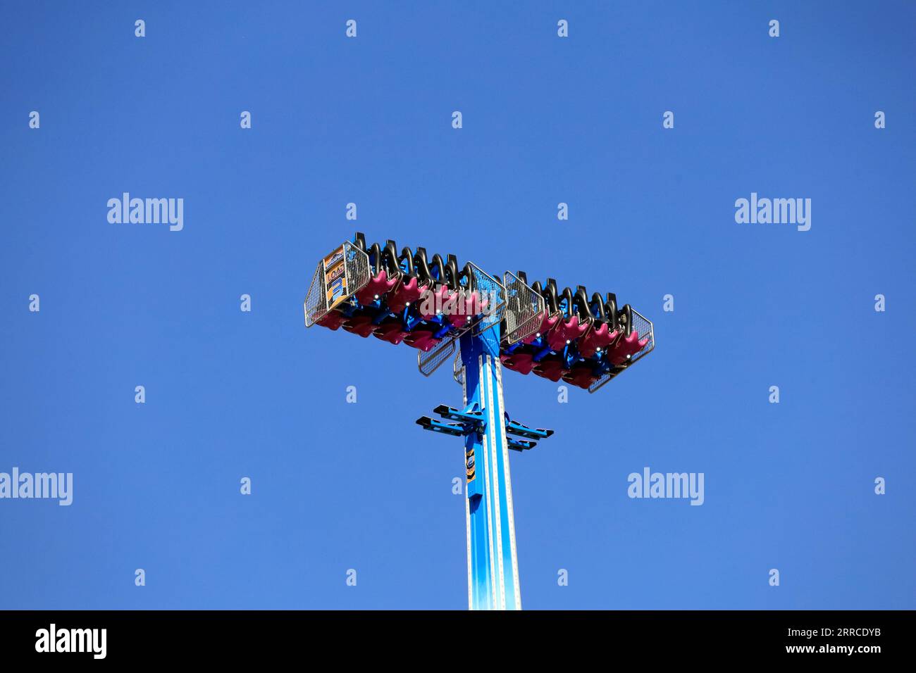 Aerospace ride - empty at the Fun Fair, Barry Island Pleasure Park ...