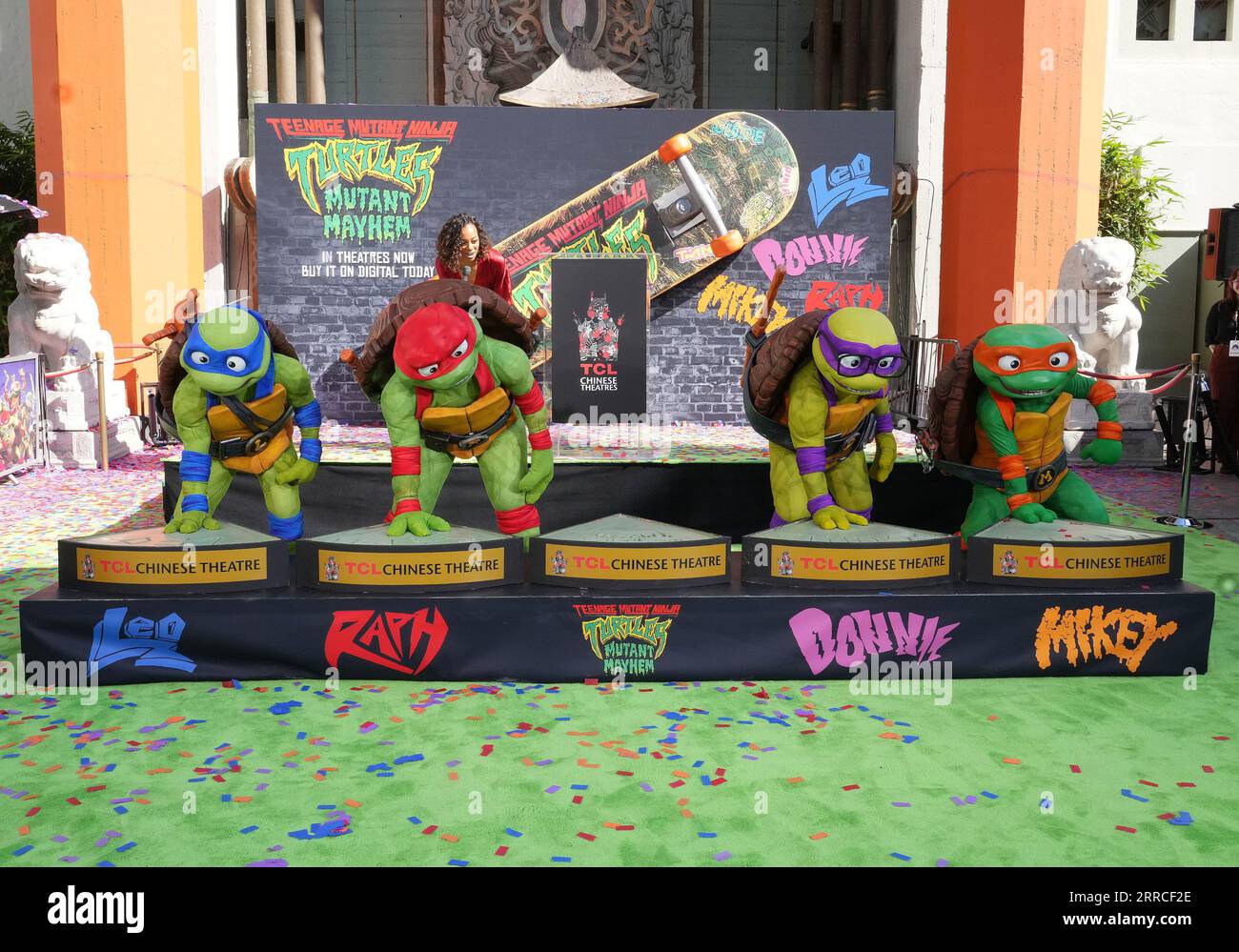 Los Angeles, USA. 07th Sep, 2023. (L-R) TMNT - Leonardo, Raphael ...