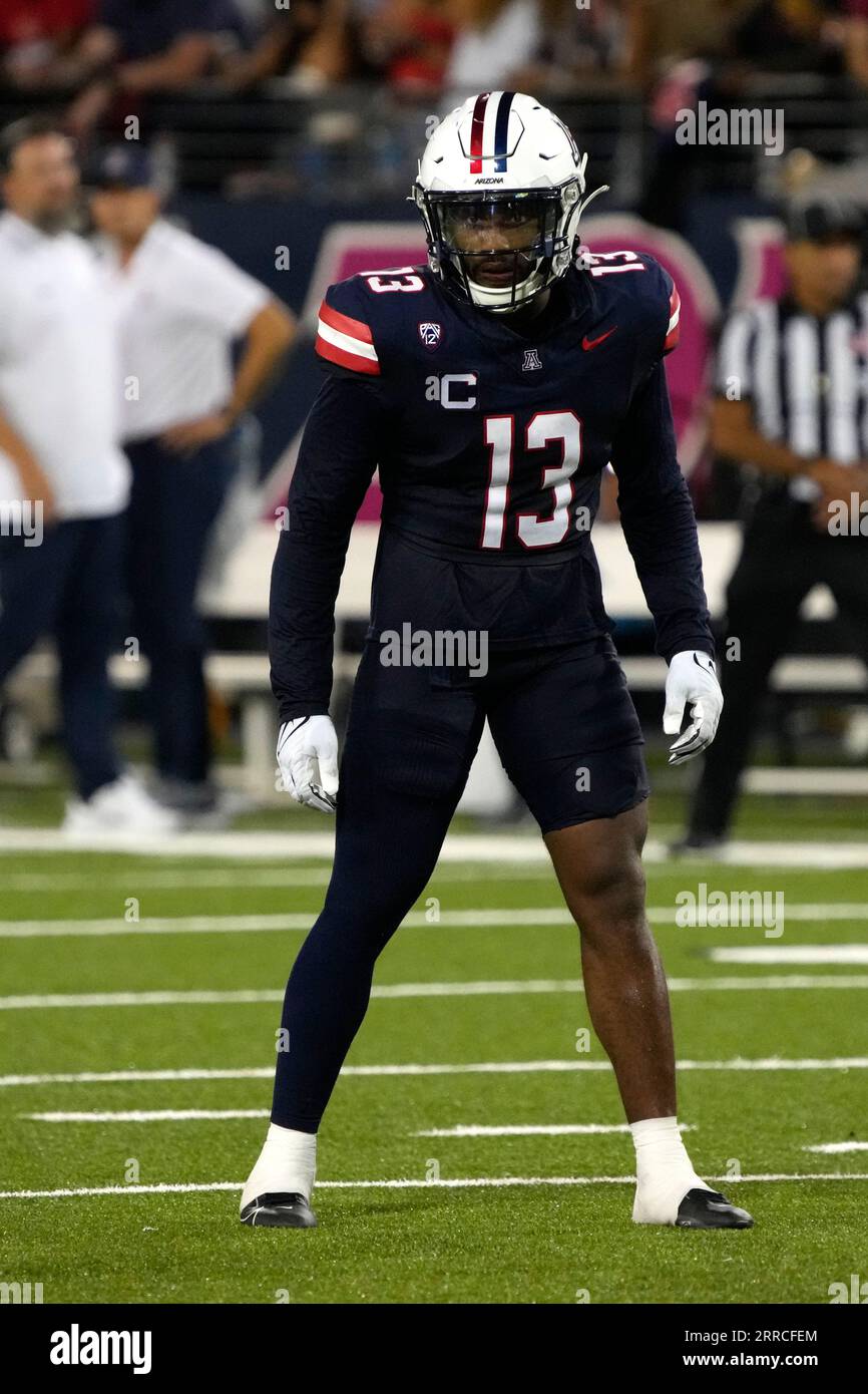 Arizona defensive back Martell Irby (13) in the first half during an ...