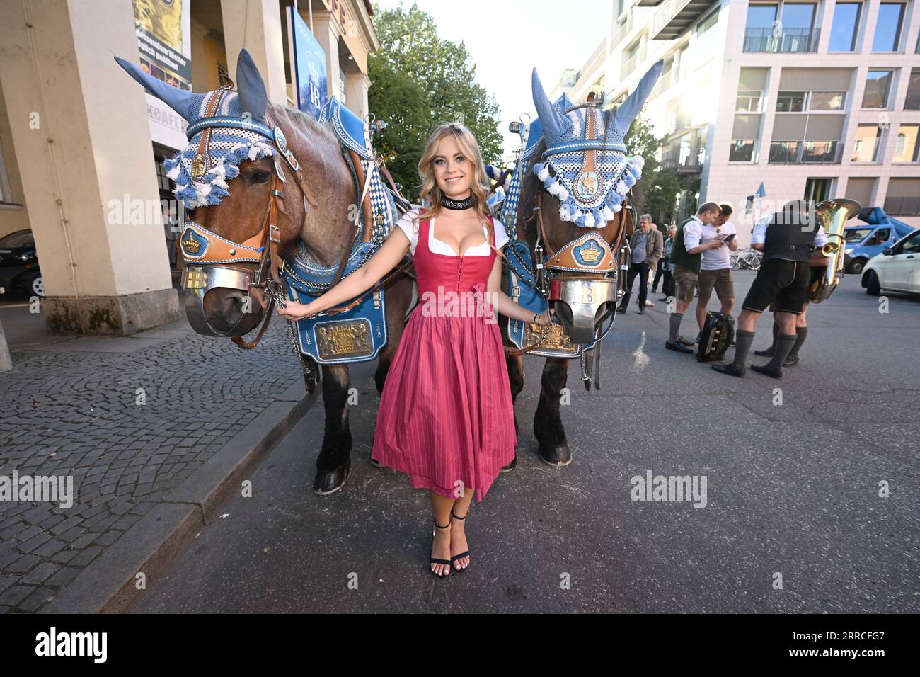 Munich, Germany. 07th Sep, 2023. The Wiesn Playmate 2023, Laura Langas ...