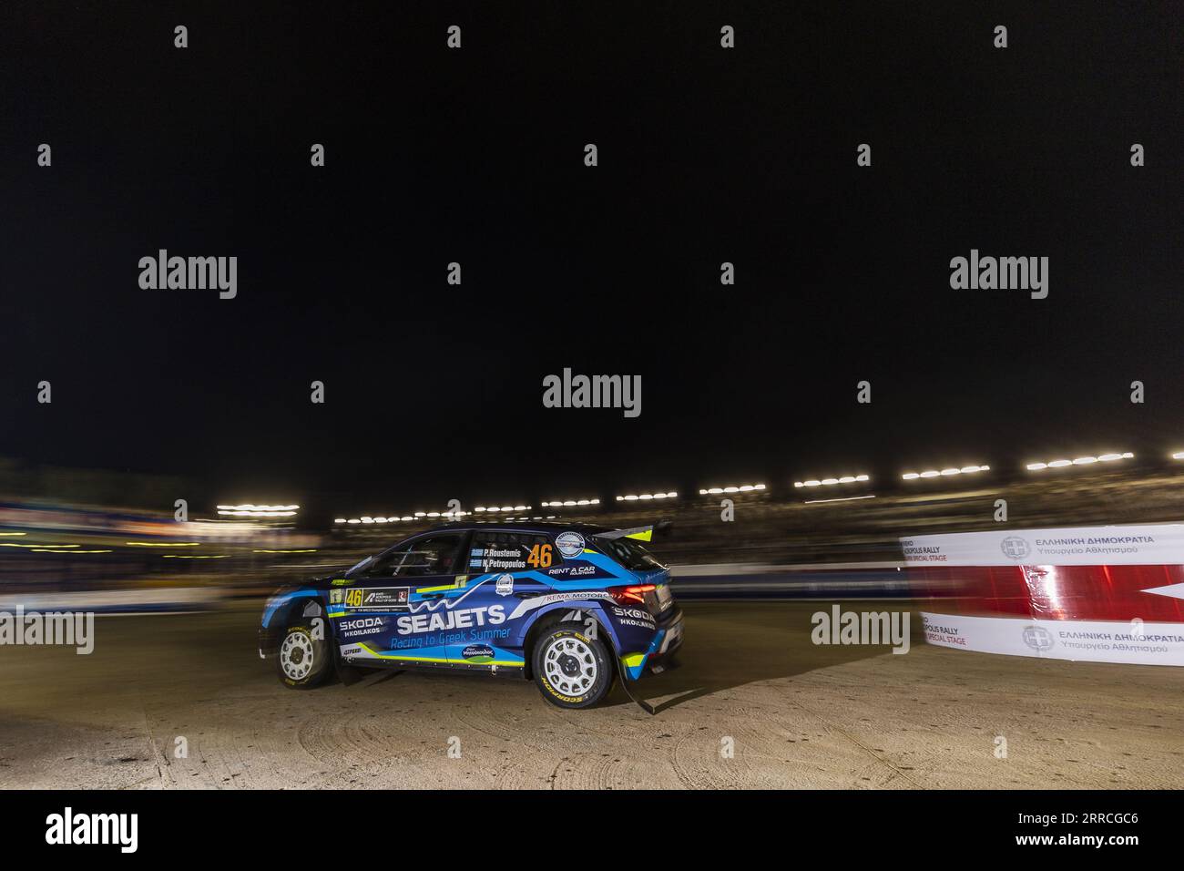 46 Panagiotis ROUSTEMIS (GRC), Nikolaos PETROPOULOS (GRC), SKODA Fabia ...