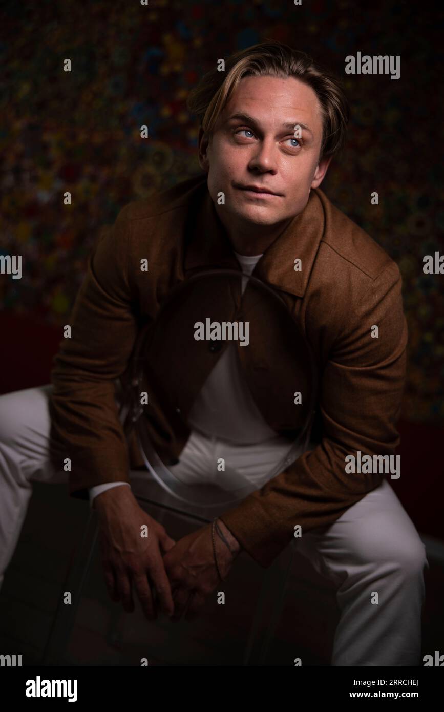 Billy Magnussen poses for portraits to promote the film 'Coup!' during ...