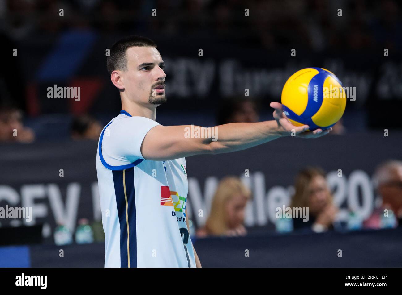 Simone Giannelli of Italy in action during the Final Round Day 8 of the ...