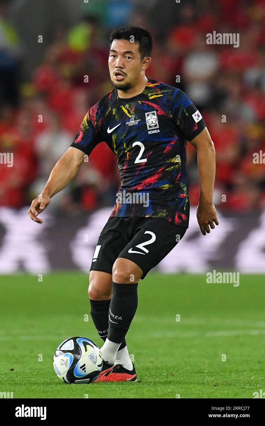 Kije Lee of Korea Republic in action during the International Friendly ...