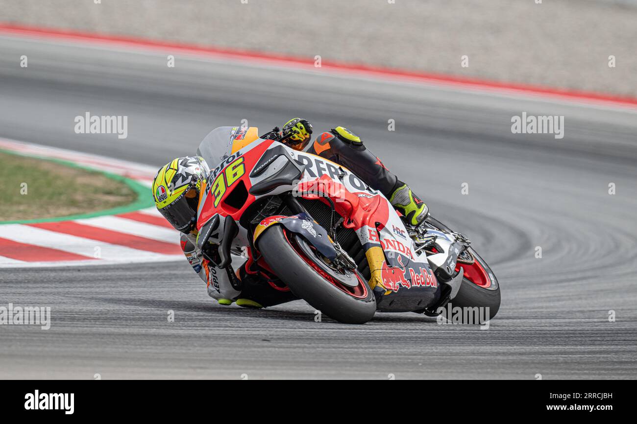 Barcelona, Spain. 3 Sep, 2023 Race day.Moto GP Joan Mir (36) of Repsol ...
