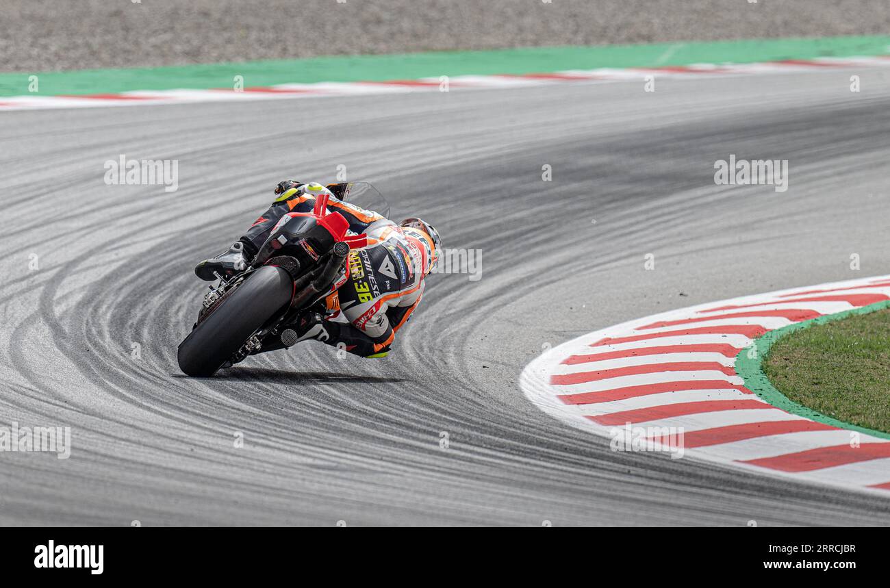 Barcelona, Spain. 3 Sep, 2023 Race day.Moto GP Joan Mir (36) of Repsol ...