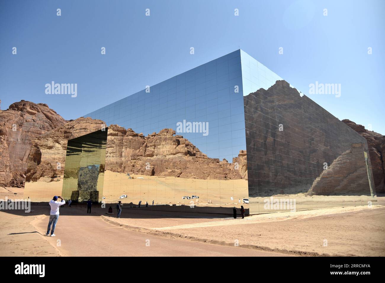 211111 -- ALULA, Nov. 11, 2021 -- People visit the Maraya Arabic for ...