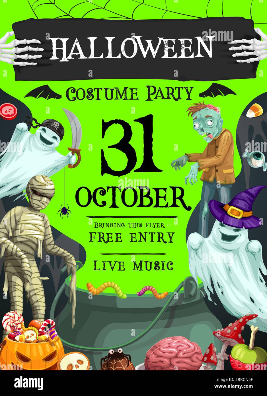 Spooktacular costume party Stock Vector Images - Alamy