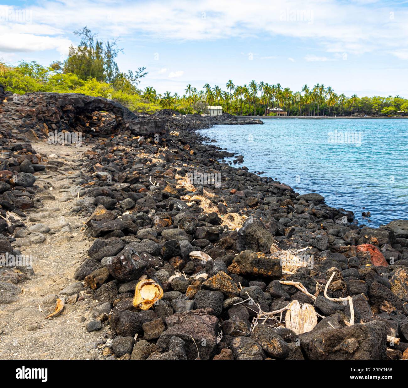 The Beautiful Water of Wainanalii Lagoon Surrounded By Ancient Lava ...