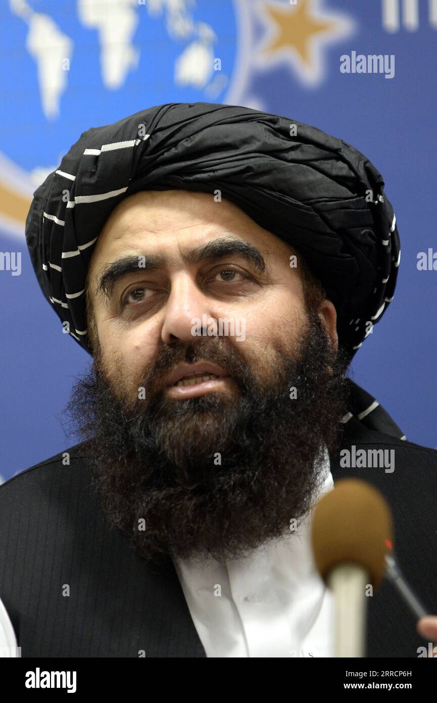 211113 -- ISLAMABAD, Nov. 13, 2021 -- Afghanistan s acting Foreign ...