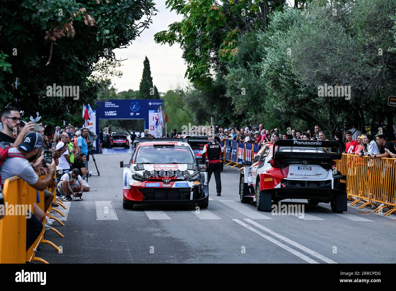 Athens, Lamia, Greece. 07th Sep, 2023. Elfyn Evans (Gb) and Scott ...