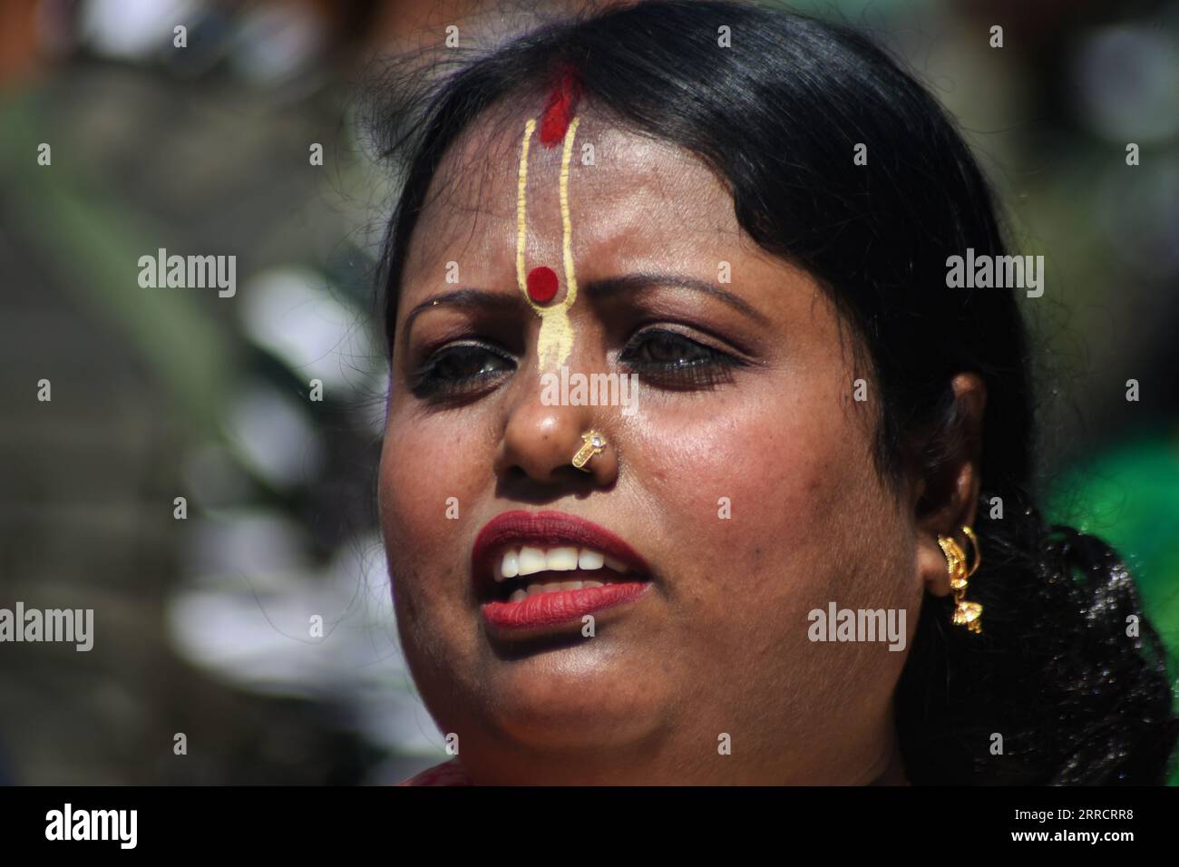 September 7, 2023, Srinagar, Jammu and Kashmir, India: Female Hindu ...
