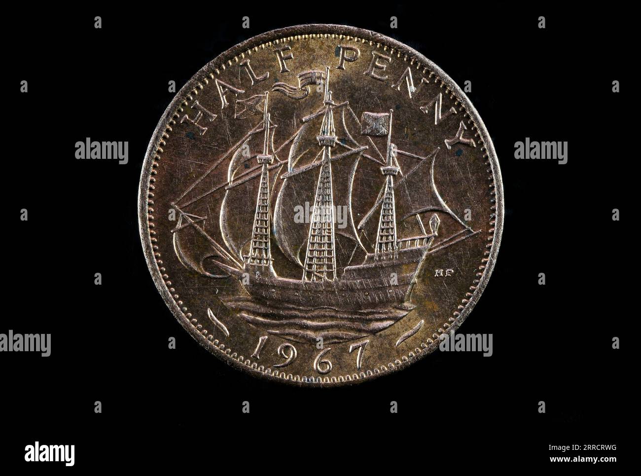 British pre decimal coin 1967 hi-res stock photography and images - Alamy