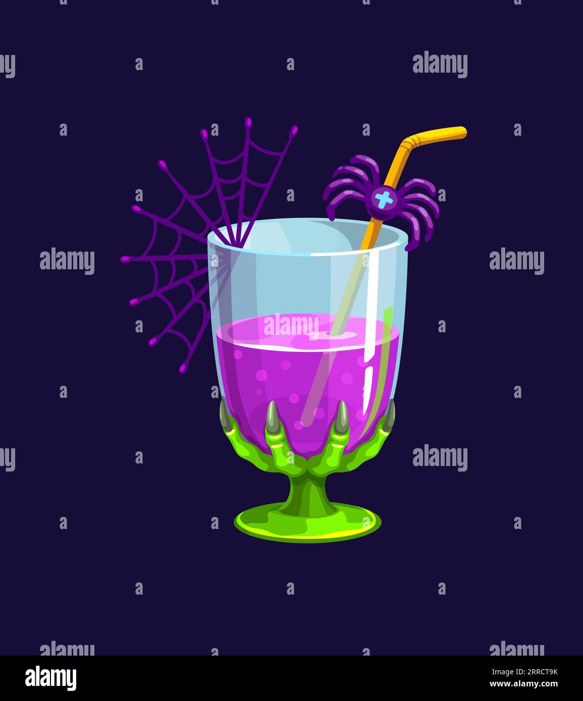 Spider glass Stock Vector Images - Alamy