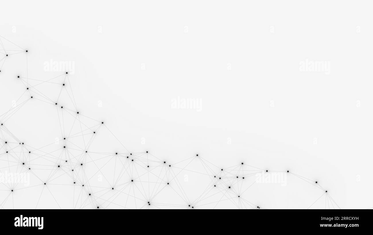 Abstract geometric white background. Plexus mesh backdrop Stock Photo ...
