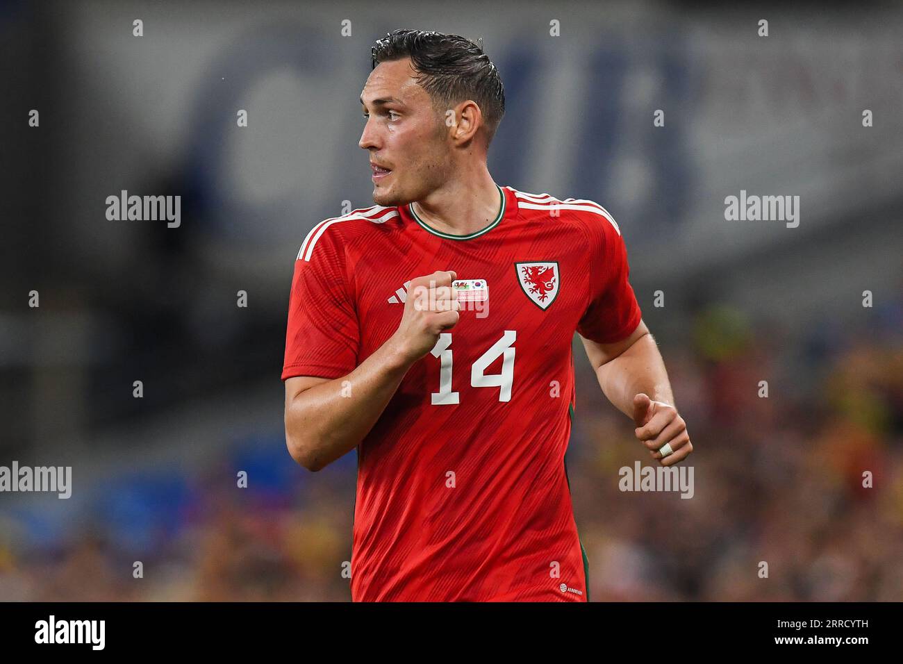 Connor Roberts of Wales during the International Friendly match Wales ...