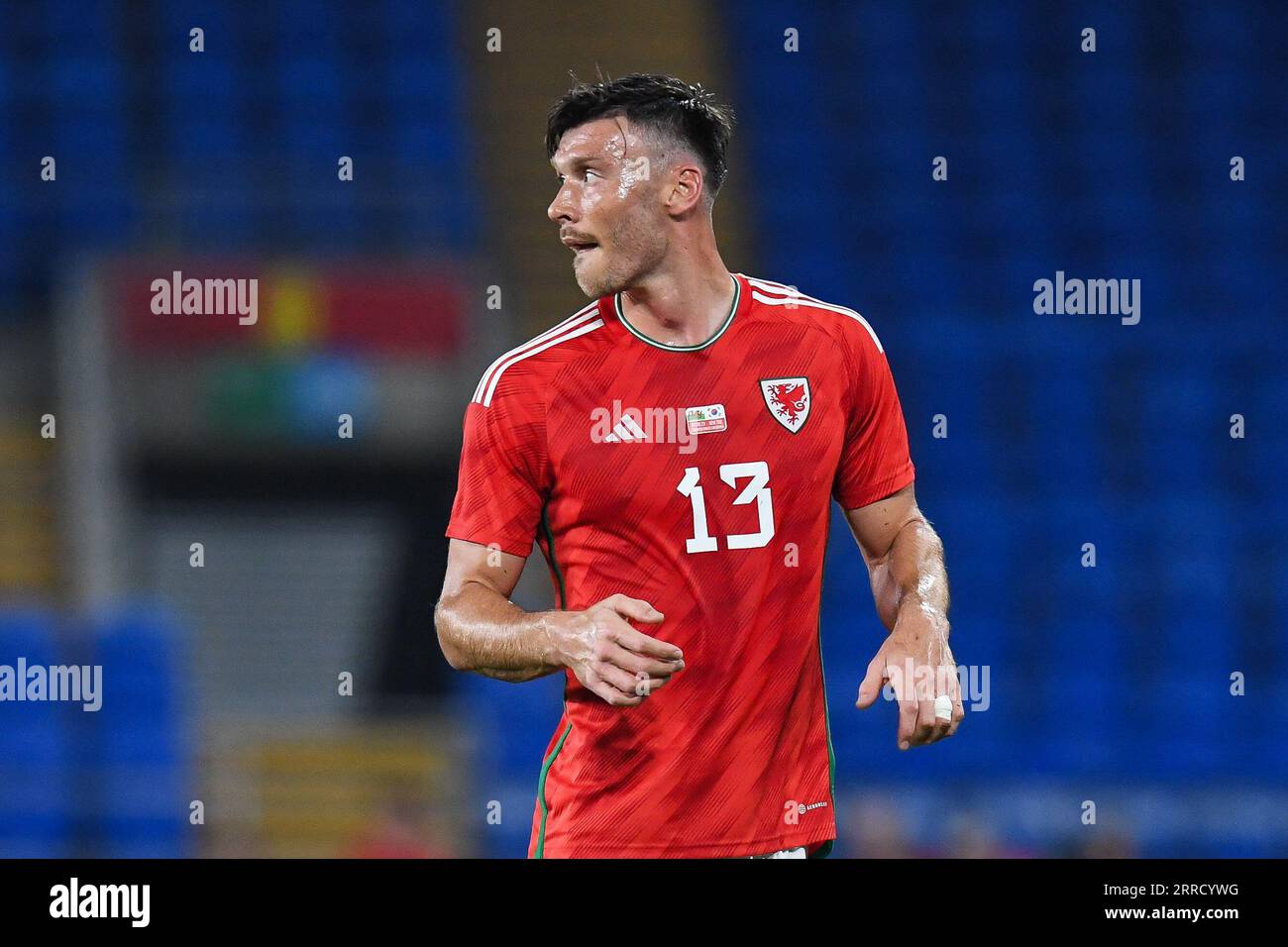 Kieffer Moore of Wales during the International Friendly match Wales vs ...