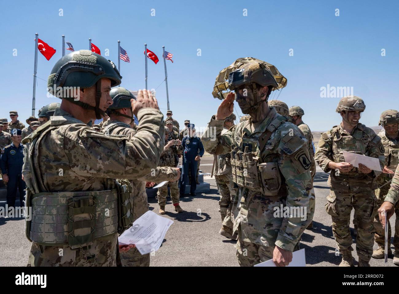 Adana, Turkey. 22nd Aug, 2023. Turkish Land Forces and U.S. Army ...