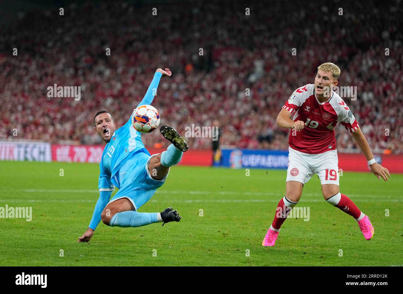 Parken, Copenhagen, Denmark. 07th Sep, 2023. Roberto Di Maio (San ...