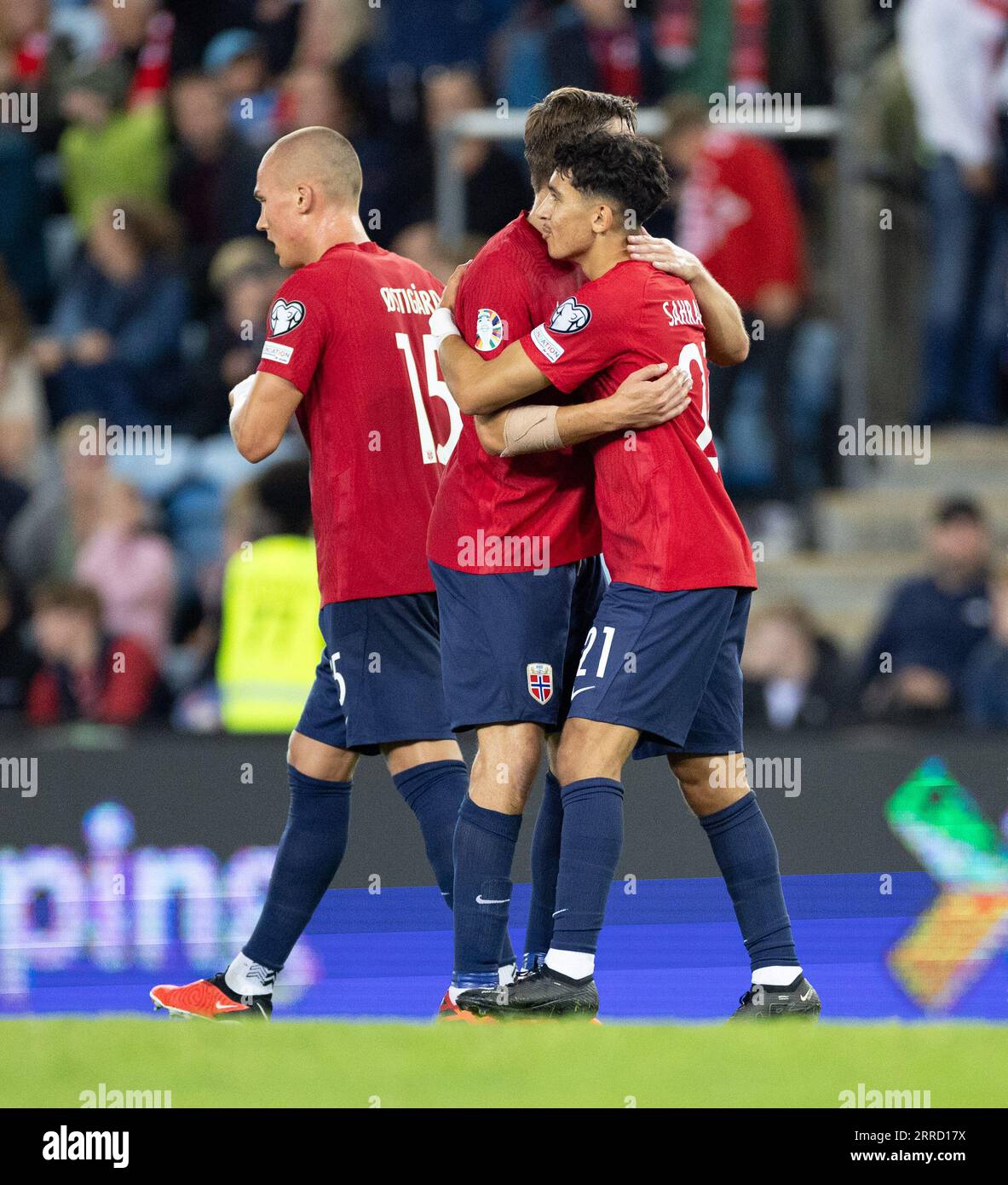 Oslo, Norway. 07th Sep, 2023. Oslo, Norway, September 7th 2023: Players ...