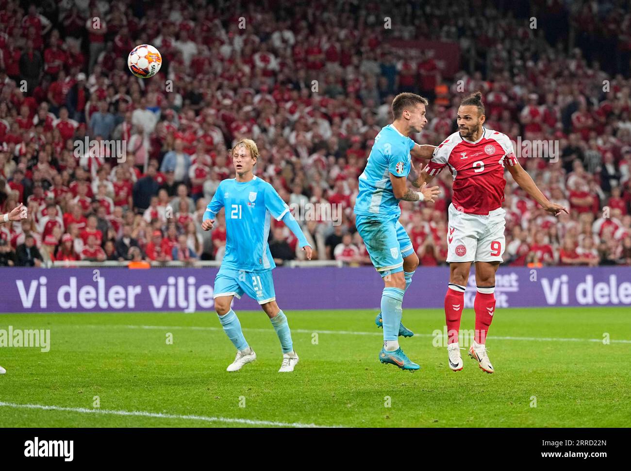 Parken, Copenhagen, Denmark. 07th Sep, 2023. Martin Braithwaite ...