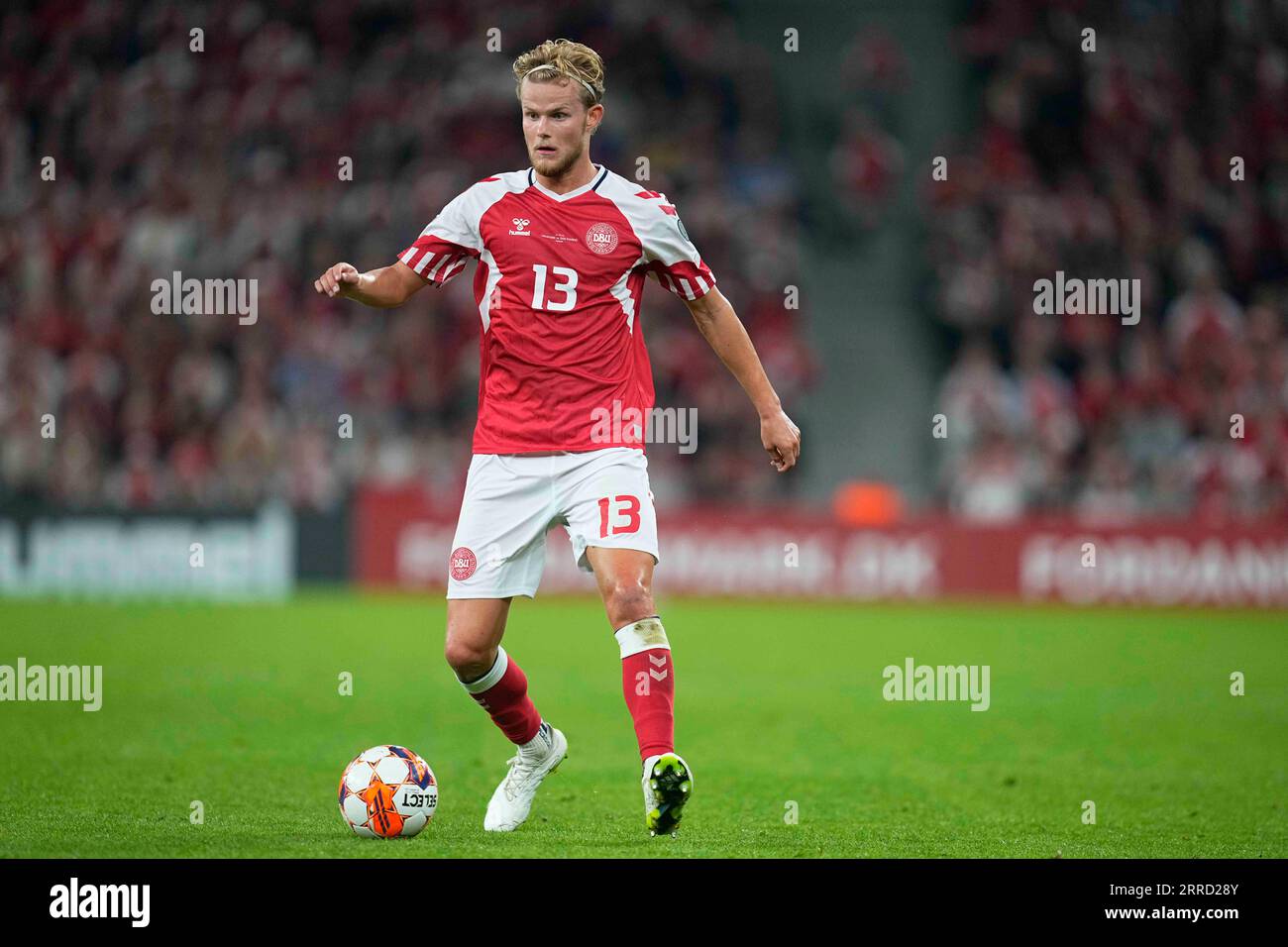 Parken, Copenhagen, Denmark. 07th Sep, 2023. Morten Hjulmand (Denmark ...