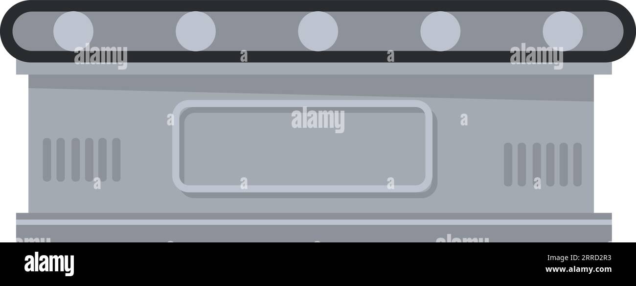 Conveyor line. Cartoon industrial machine. Assembly automation isolated ...