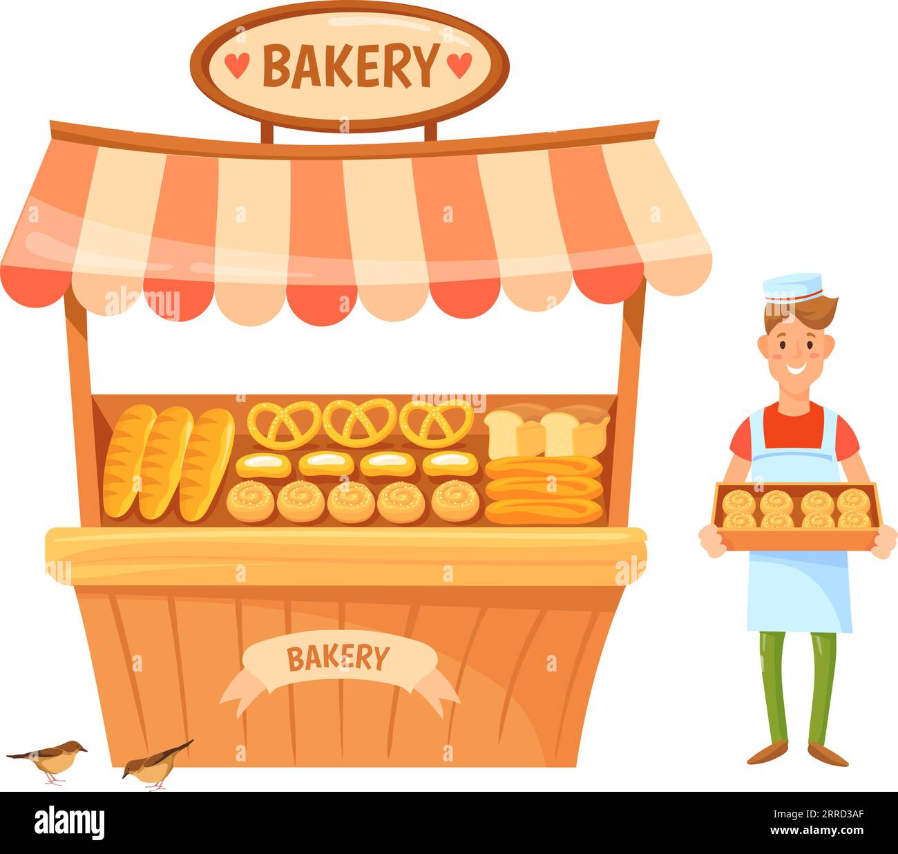 Cartoon Bakery Shop