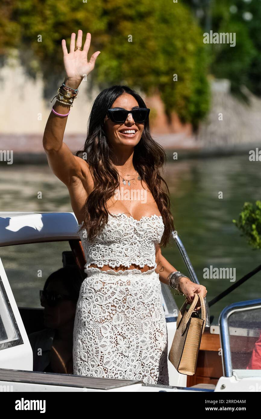 Elisabetta Gregoraci 80th Venice Film Festival People at Lido Venice ...