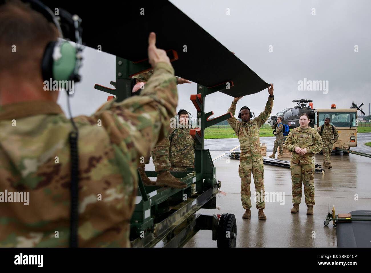 Wiesbaden, Germany. 1st Sep, 2023. Soldiers from 1st Battalion, 214th ...