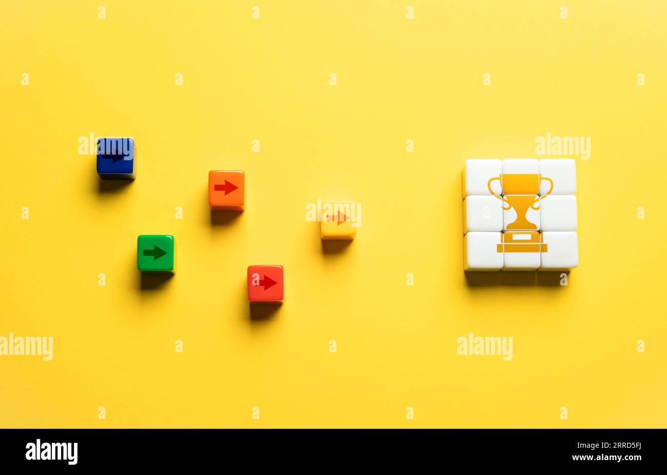 Race to the prize. Take a leading position. Motivation, self ...