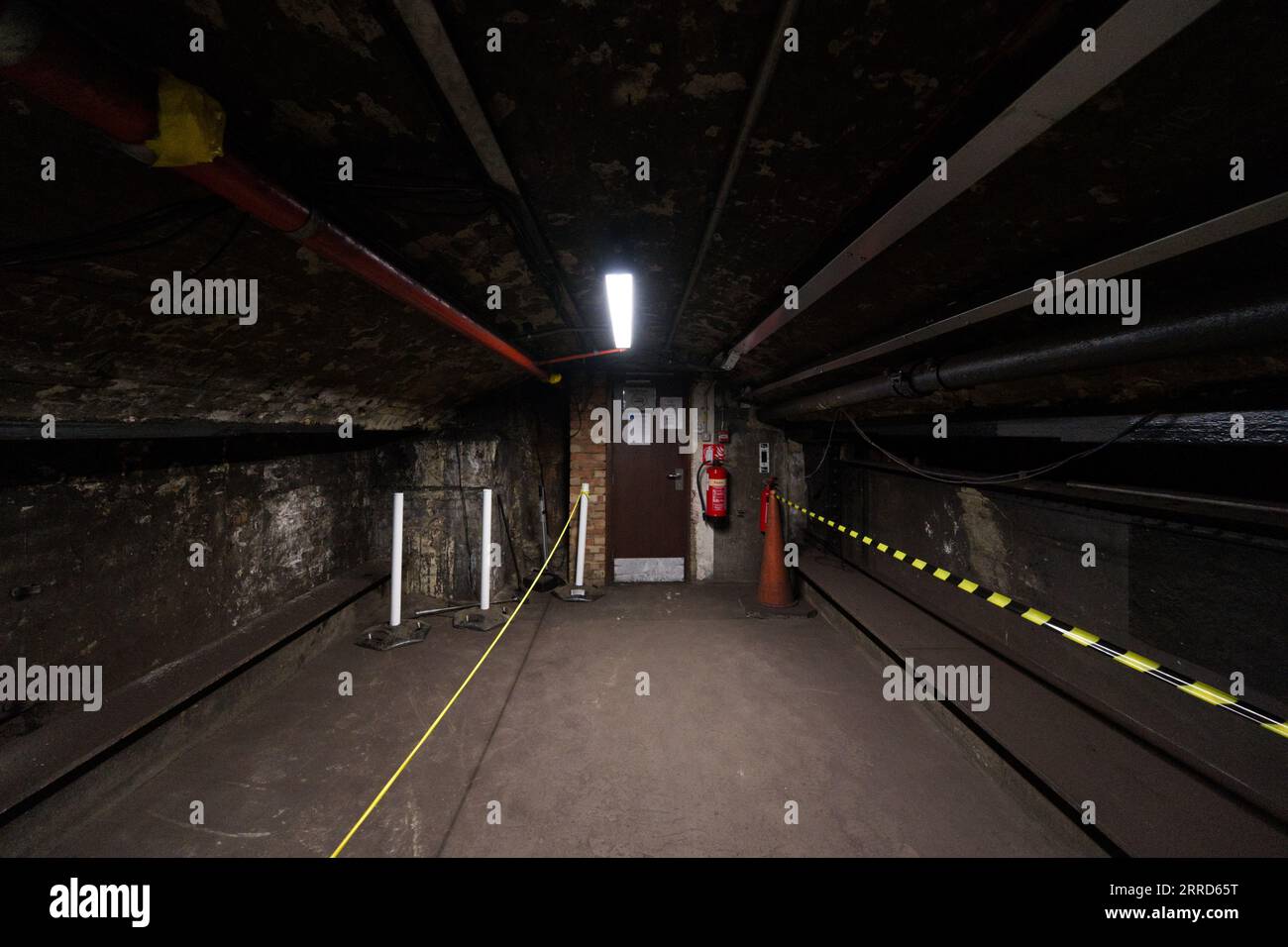 a bricked off service tunnel with a door - Hidden London: Baker Street ...
